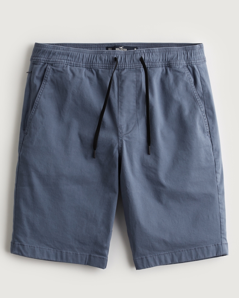 Men's Twill Jogger Shorts 9" | Men's | HollisterCo.ca