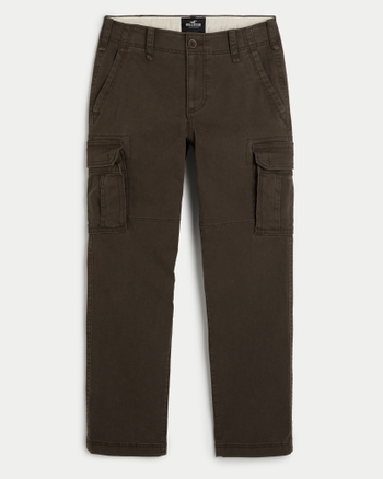 Men's Slim Straight Cargo Pants | Men's Clearance | HollisterCo.com