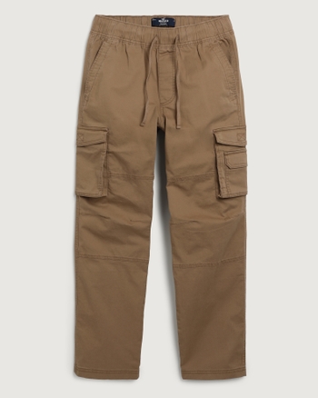Men's Slim Straight Cargo Pants | Men's Bottoms | HollisterCo.com