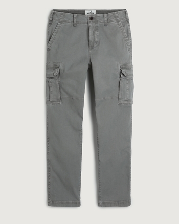 Men's Slim Straight Cargo Pants | Men's Bottoms | HollisterCo.com