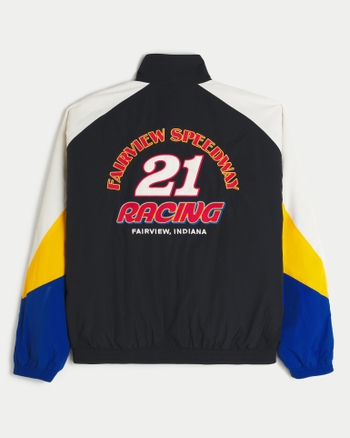 Men's Fairview Speedway Graphic Windbreaker Jacket | Men's Clearance ...