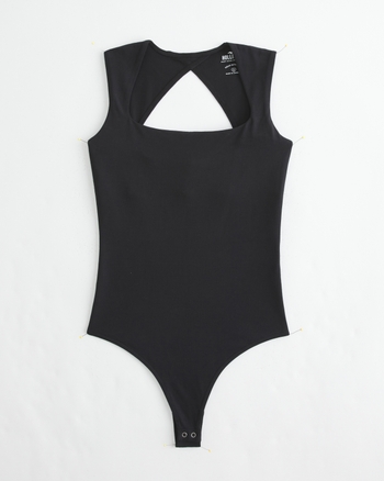 Women's Seamless Fabric Open-Back Bodysuit | Women's Tops | HollisterCo.com