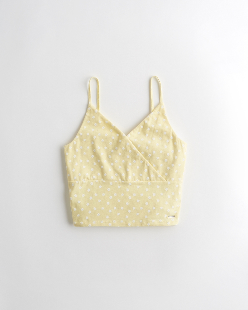 Women's Must-Have Crop Wrap Cami | Women's Clearance | HollisterCo.com