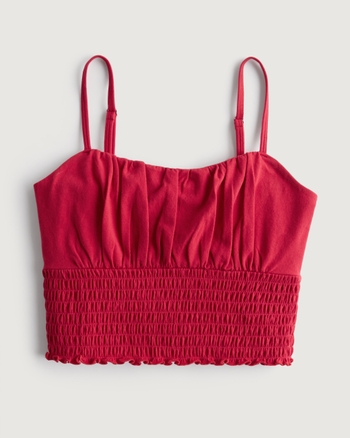 Women's Crop Ruched Bust Top | Women's Up to 60% Off Select Styles ...