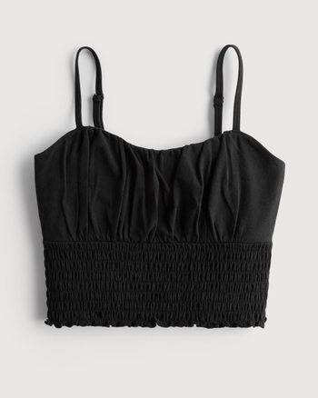 Women's Crop Ruched Bust Top | Women's | HollisterCo.com