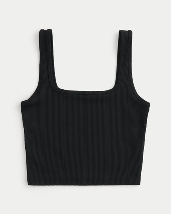 Women's Ribbed Seamless Fabric Tank | Women's Tops | HollisterCo.com