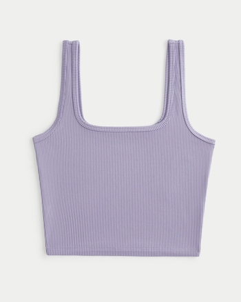 Women's Ribbed Seamless Fabric Tank | Women's Tops | HollisterCo.com