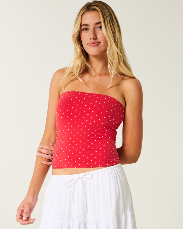 Women's Tube Tops: Reversable & Smocked Tube Tops | Hollister Co.