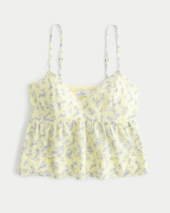 Women's Chiffon Ruffle Babydoll Top | Women's Sale | HollisterCo.com