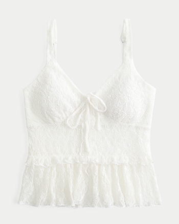 Women's Lace Ruffle Blouse | Women's Tops | HollisterCo.com