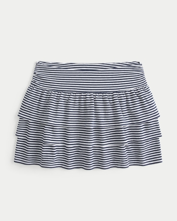 女裝 Ruffle Knit Mini Skort | 女裝 Bottoms | HollisterCo.com