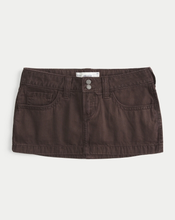 Women's Ultra Low-Rise Denim Micro Mini Skort | Women's New Arrivals ...