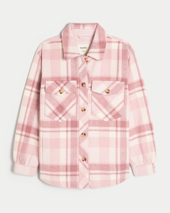 Women's Flannel Shacket | Women's Jackets & Coats | HollisterCo.com