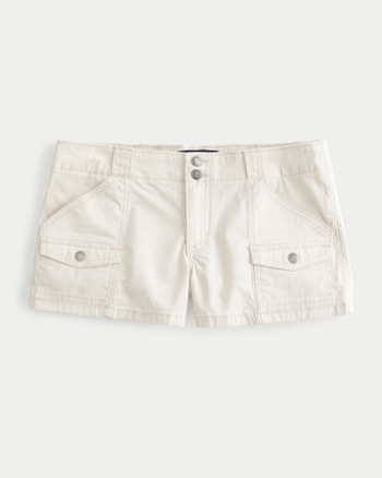Women S Low Rise Cargo Shorts Women S Sale Hollisterco