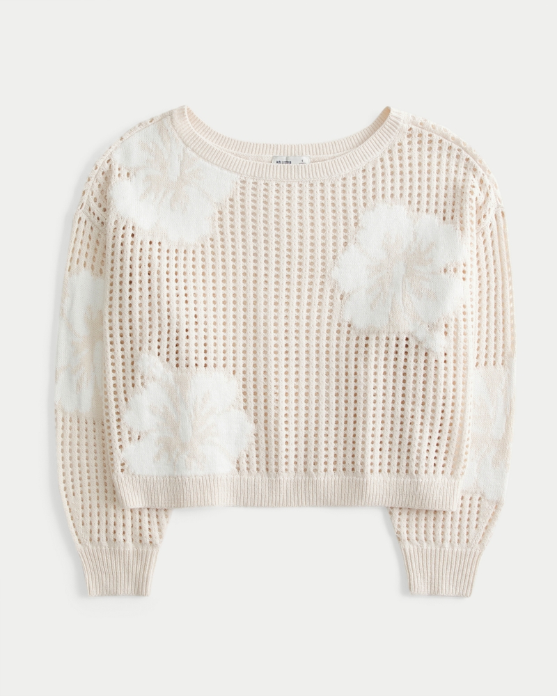 Women's Easy Off-the-Shoulder Graphic Sweater | Women's Tops ...