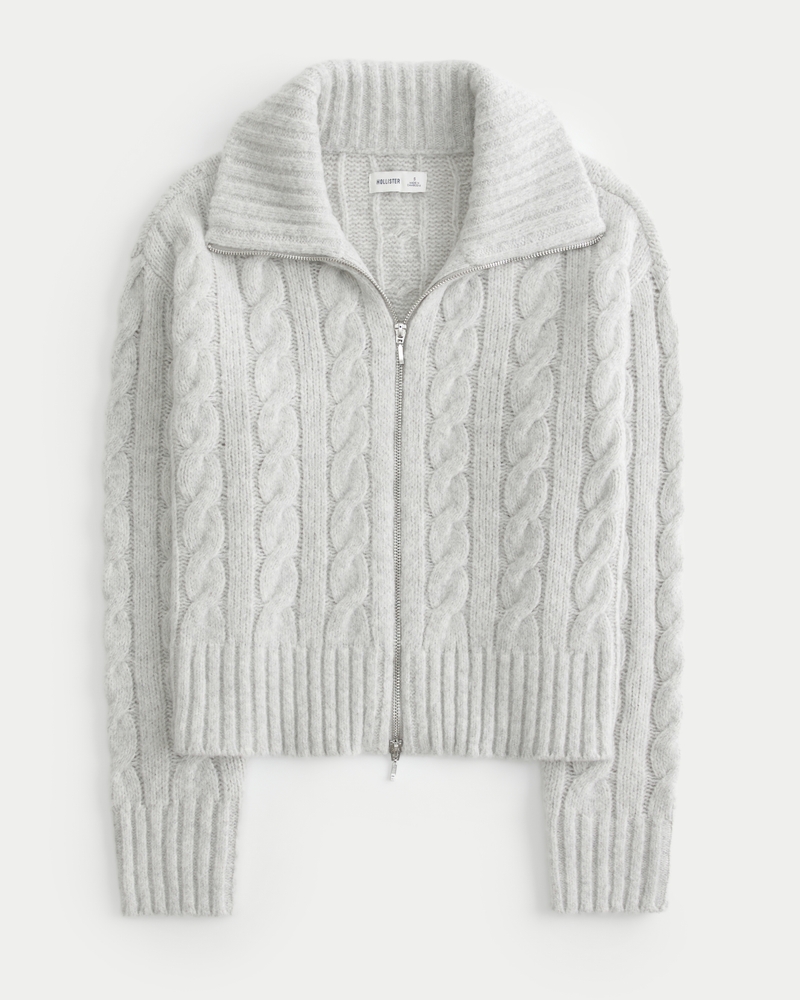 Hollister knit cardigan store