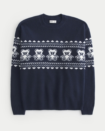 Mujeres Cómodo suéter estilo suéter de nube con cuello redondo y ...