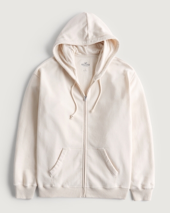 Women's Oversized Zip-Up Hoodie | Women's Tops | HollisterCo.com
