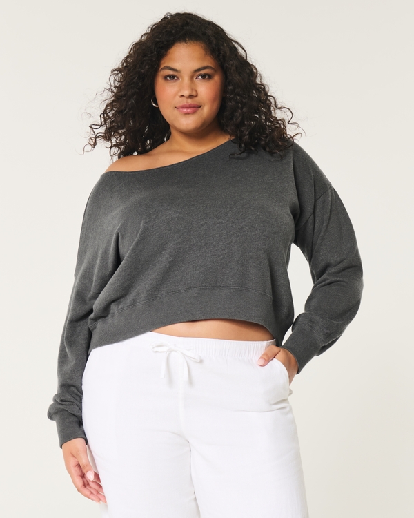 Women's Off the Shoulder Sweatshirts | Hollister Co.