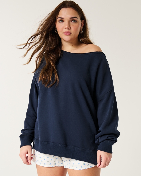 Women's Off the Shoulder Sweatshirts | Hollister Co.