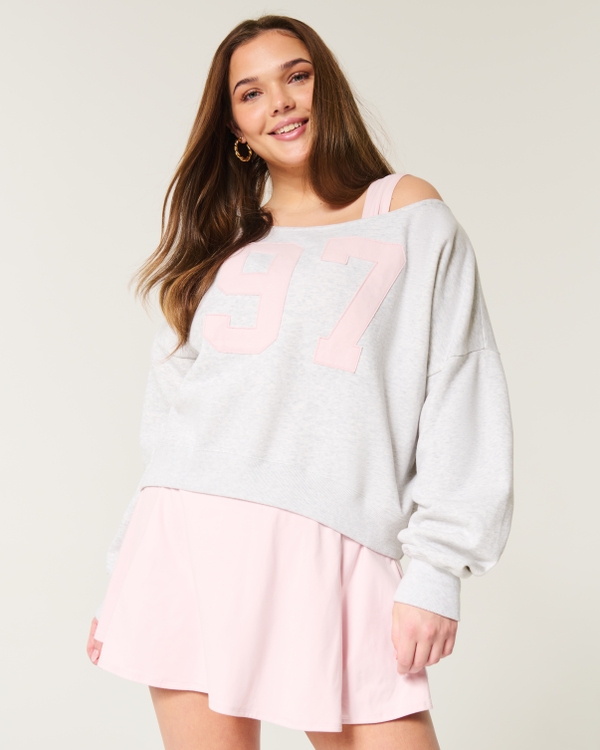 Women's Off the Shoulder Sweatshirts | Hollister Co.