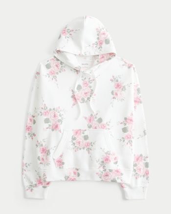 Women's Easy Floral Pattern Hoodie | Women's Clearance | HollisterCo.com