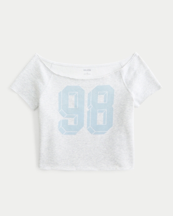 Women's Easy Off-the-Shoulder Graphic Sweatshirt | Women's Tops ...