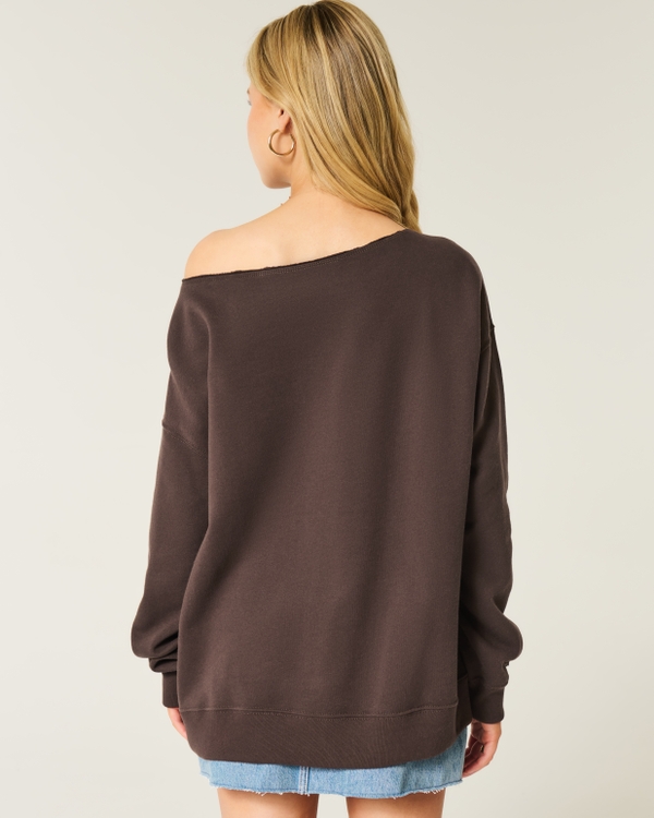 Women's Off the Shoulder Sweatshirts | Hollister Co.