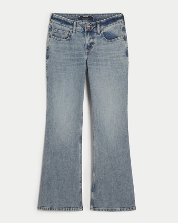 Damen Lässige Mid Rise Boot Jeans in mittlerer Waschung | Damen ...