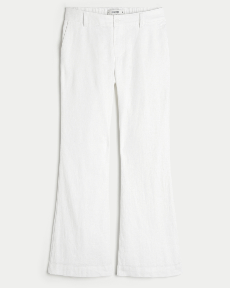Womens Low Rise Baggy Flare Pants Womens Bottoms