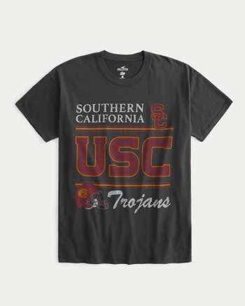 Women's Oversized USC Trojans Graphic Tee | Women's Tops | HollisterCo.com