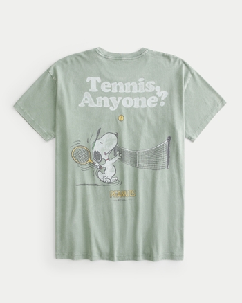 Women's Oversized Peanuts Tennis Graphic Tee | Women's Tops ...