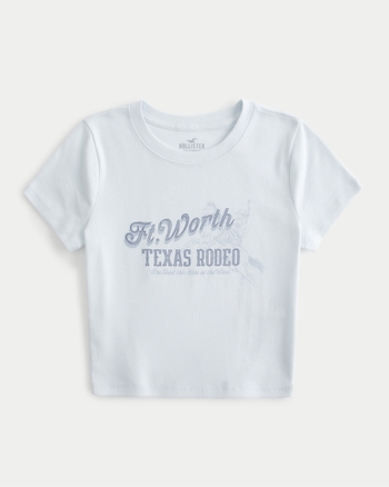 Women's Ft. Worth Texas Rodeo Graphic Baby Tee | Women's Tops ...