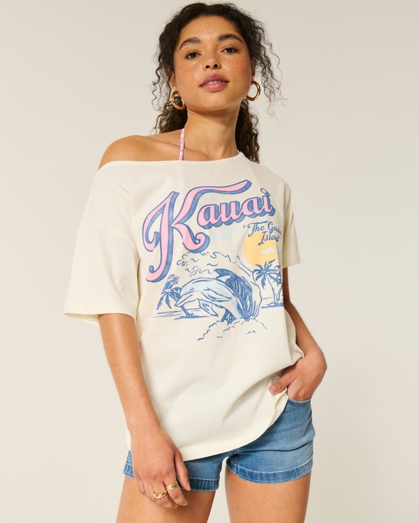 Oversized Women's Graphic Tees | Hollister Co.