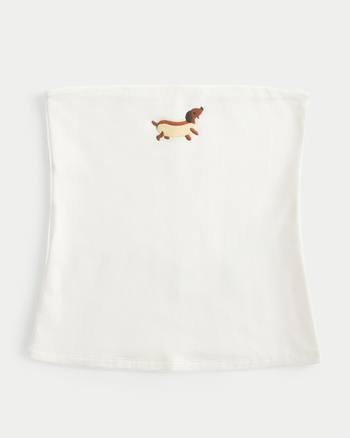 Women's Taylor Graphic Tube Top | Women's Tops | HollisterCo.com