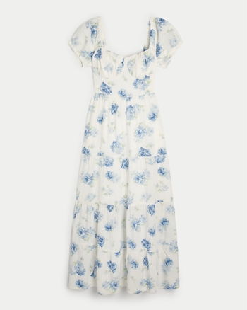 Women's Ruched Bust Maxi Dress | Women's New Arrivals | HollisterCo.com