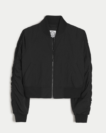 Women's Gilly Hicks Zip-Up Bomber Jacket | Women's | HollisterCo.com