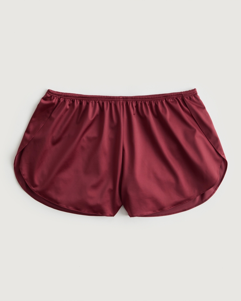 Womens Gilly Hicks Satin Flutter Shorts Womens Underwear 