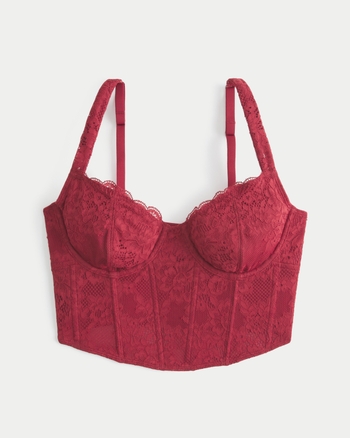 Women's Gilly Hicks Lace Bustier | Women's Clearance | HollisterCo.com