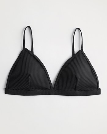 Women's Gilly Hicks Ribbed Triangle Bikini Top | Women's Swimwear ...