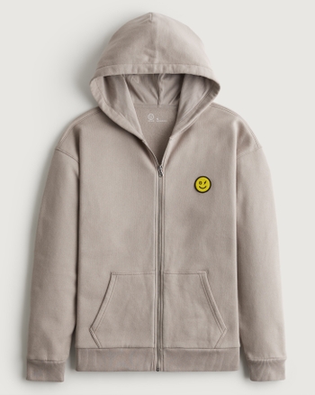 Women's Gilly Hicks Smile Series Logo Full-Zip Hoodie | Women's Tops ...
