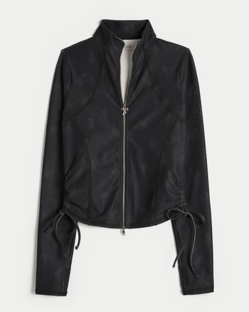 Women's Gilly Hicks Active Recharge Side-Tie Zip-Up Jacket | Women's ...