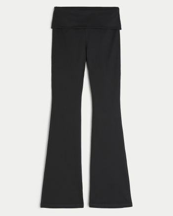 Women's Gilly Hicks Active Recharge Foldover Waist Flare Leggings ...