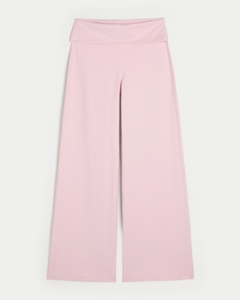 Women's Gilly Hicks Active Recharge Foldover Waist Wide-Leg Pants ...