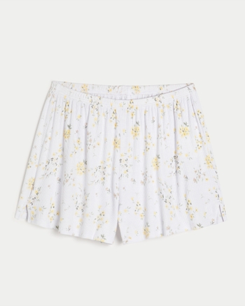 Womens Gilly Hicks Ribbed Shorts Womens Matching Sets