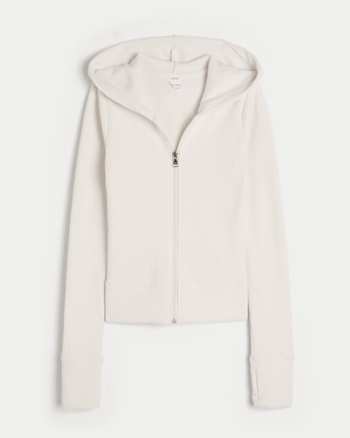 Women's Gilly Hicks Waffle Zip-Up Hoodie | Women's Matching Sets ...