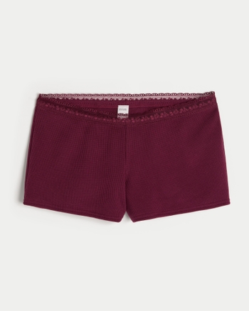 Women's Gilly Hicks Waffle Lace Shortie Shorts | Women's New Arrivals ...